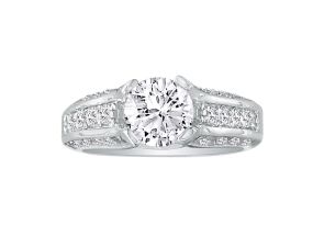 Hansa 4.20ct Diamond Round Engagement Ring in 18k White Gold, H-I, SI2 ...