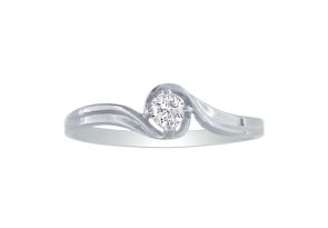 Cheap Promise Rings | Promise Rings | .05ct Diamond Promise Ring in 10k ...