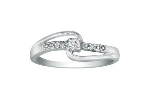Cheap Promise Rings | Promise Rings | Beautiful Open Shank .06ct ...