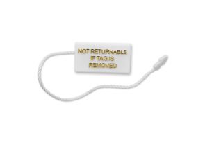 Not Returnable If Tag Is Removed White Jewelry Tag - 50 per Pack ...