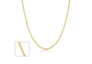 Cable Chain | 16 Inch Yellow Gold Chain | SuperJeweler