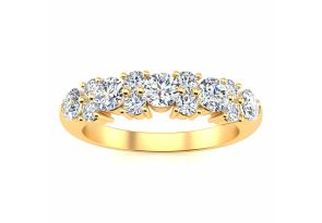 Thumb Rings | 3/4 Carat Diamond Thumb Ring In 14 Karat Yellow Gold