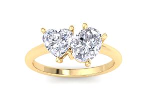 Lab Grown Diamond Engagement Rings | Two Stone Engagement Ring