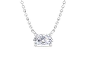 Lab Grown Diamond Necklace | Lab Grown Diamond Solitaire Necklace