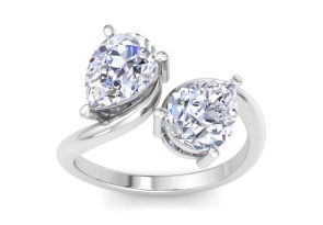 Lab Grown Diamond Engagement Rings | Two Stone Engagement Ring