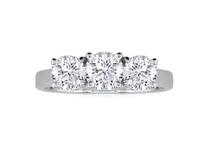 Cheap Engagement Rings | Three Diamond Cheap Engagement Rings