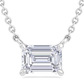 Lab Grown Diamond Necklace | Lab Grown Diamond Solitaire Necklace